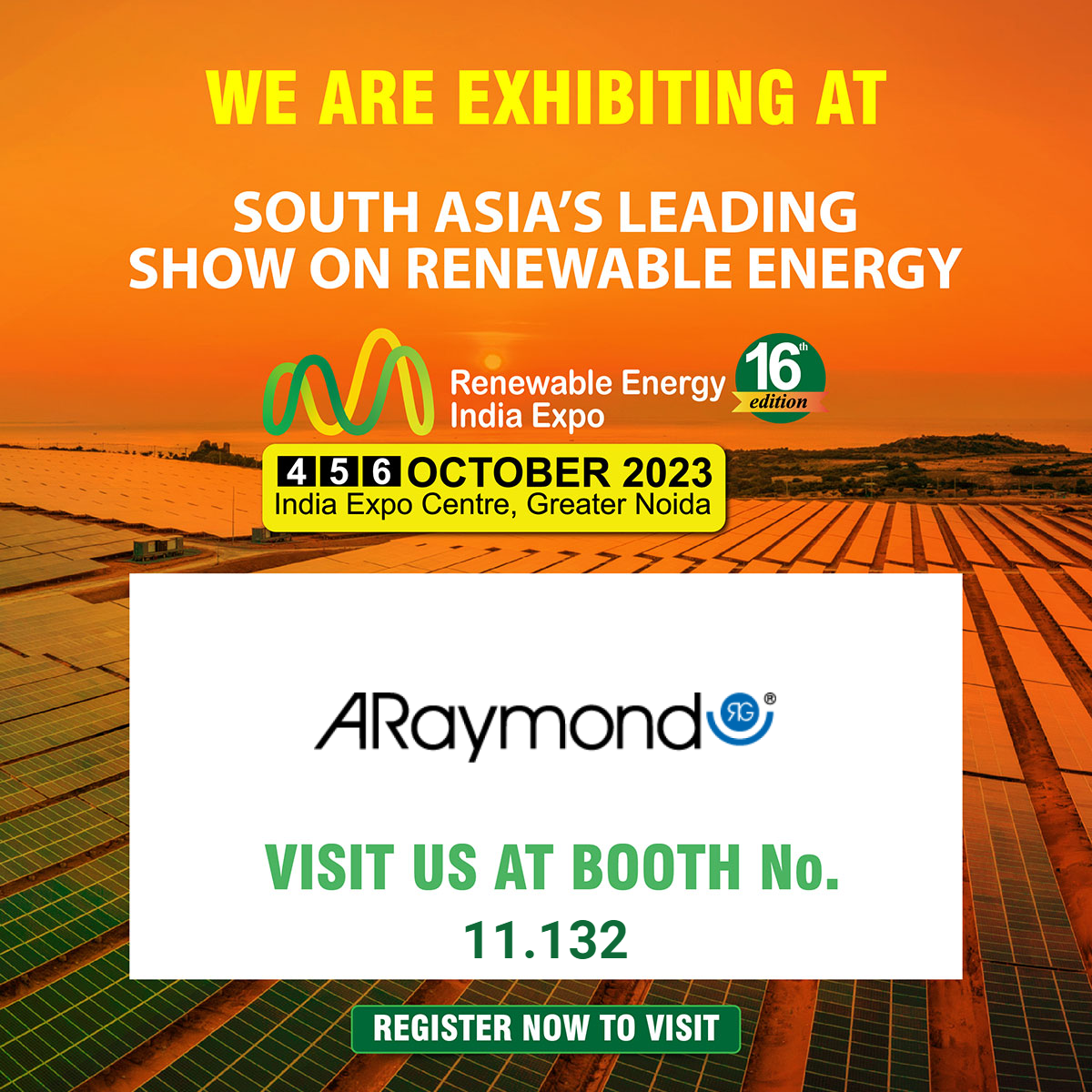 Renewable Energy India Expo 2023 - ARaymond